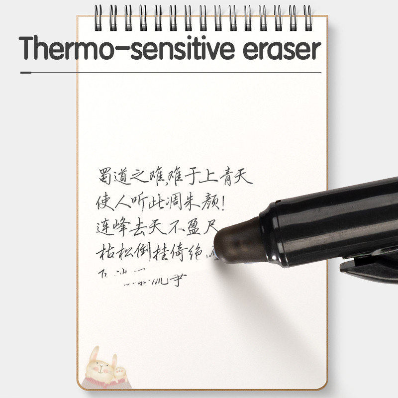 Deli Erasable Press Pen 3Colors Erasable Gel Pen 0.5mm Ballpen ST Head ...