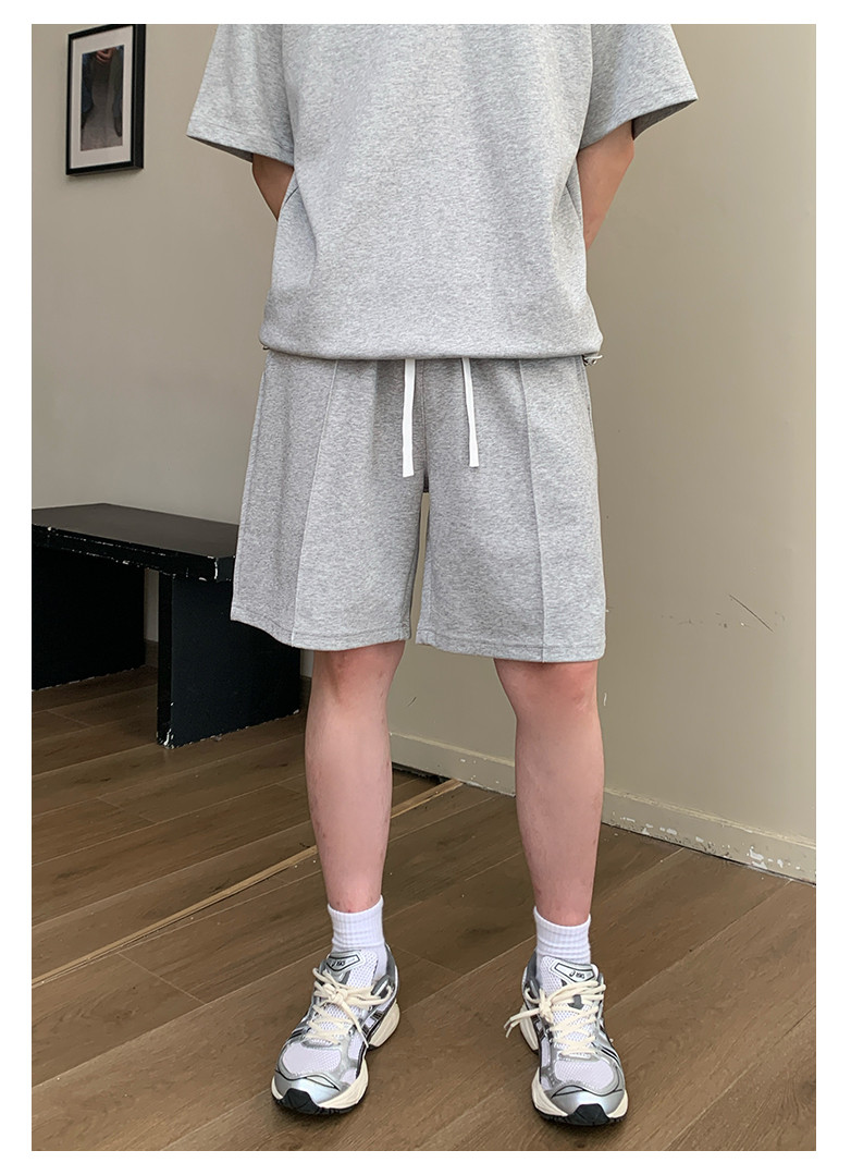 BU【BUY 1 TAKE 1】 Men's Shorts Pull Rope Casual Simple Loose Straight ...