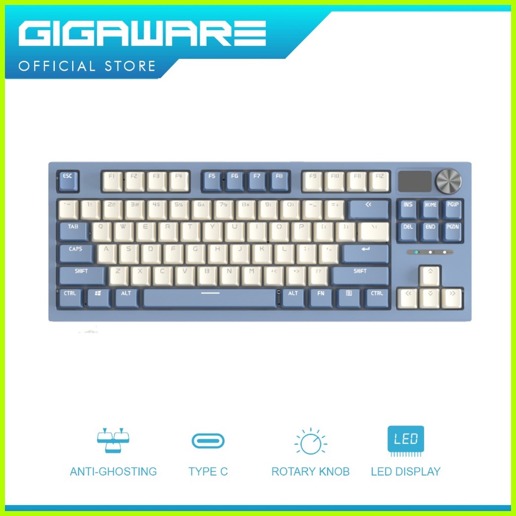 ↂ Langtu LT84 84 Keys Tri-Mode Wired Hot-swappable Mechanical Keyboard ...