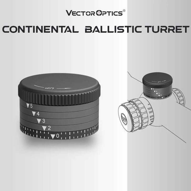 Vector Optics Continental X6 and X8 Series Hunting Scope Ballistic ...