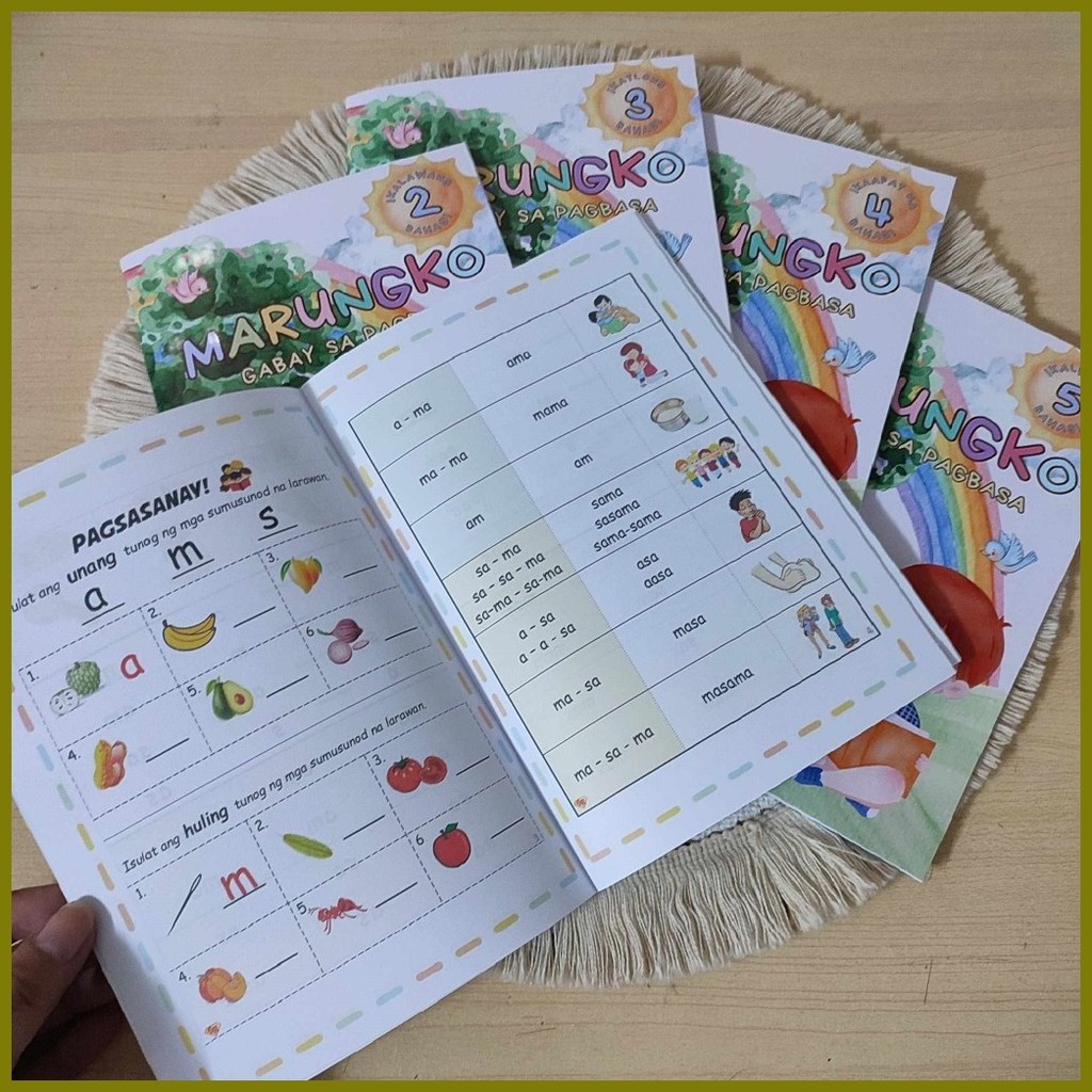 ♥ MARUNGKO BOOKLET 1-5 READING FOR KINDER TO GRADE 2 | Shopee Philippines