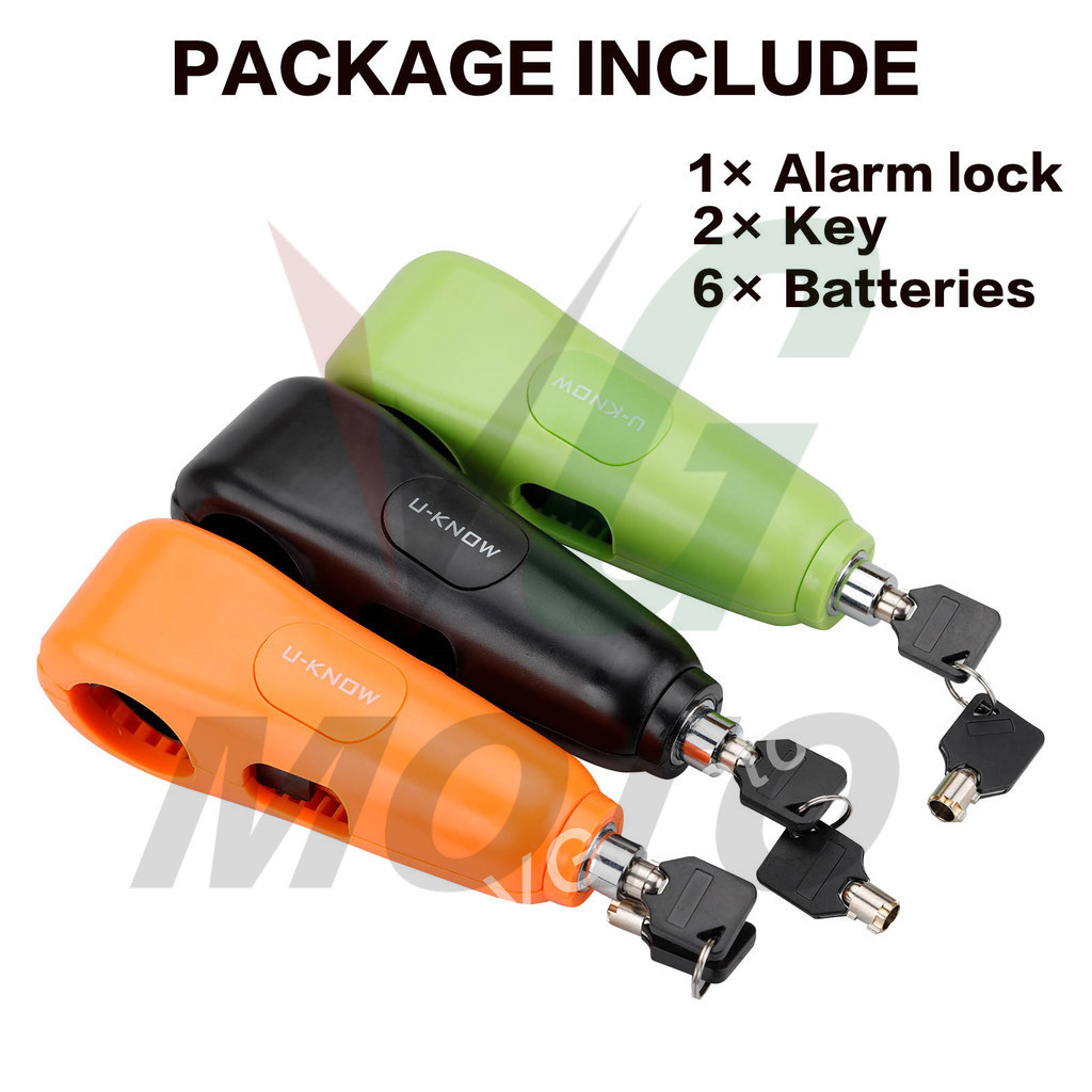 Motorcycle Anti-Theft Motorcycle Alarm-Lock handlebar horn lock ...