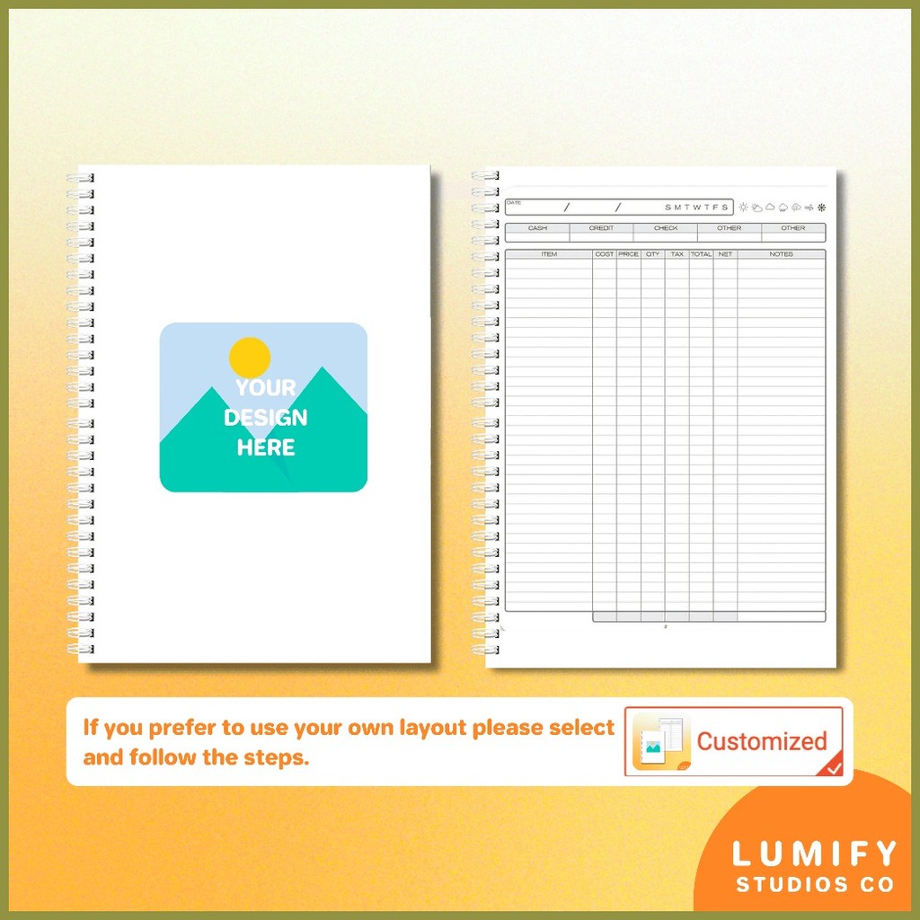 Inventory Notebook Tracker | Personalized | Shopee Philippines