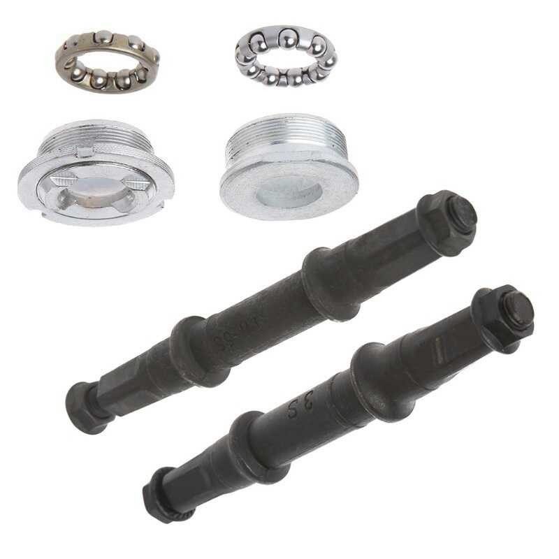 Bicycle center axle D-type 5S complete set, center axle five pieces ...