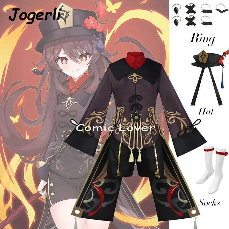 Genshin Impact 〠 Hu Tao Cosplay Costumes Roleplaying Clothing Lolita ...