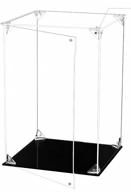 Acrylic dust transparent box, handmade Gundam assembly model, open door ...
