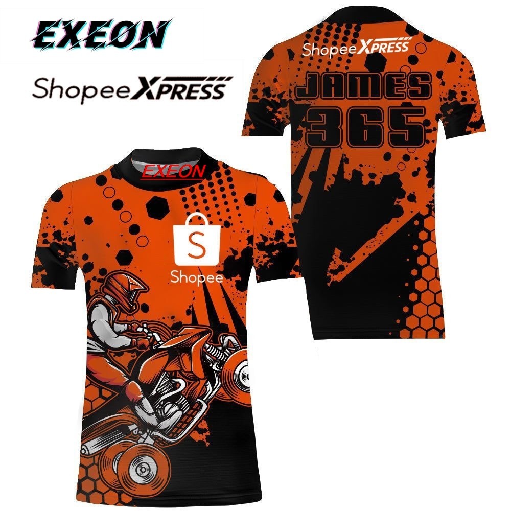EXEON [Free Custom Name&Number] 2024 MOTOCROSS Shopee Rider short ...