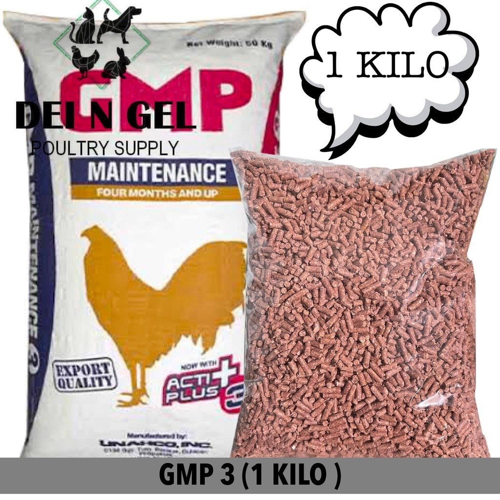 GMP 3 MAINTENANCE PELLET FEEDS (1 KILOGRAM) | Shopee Philippines