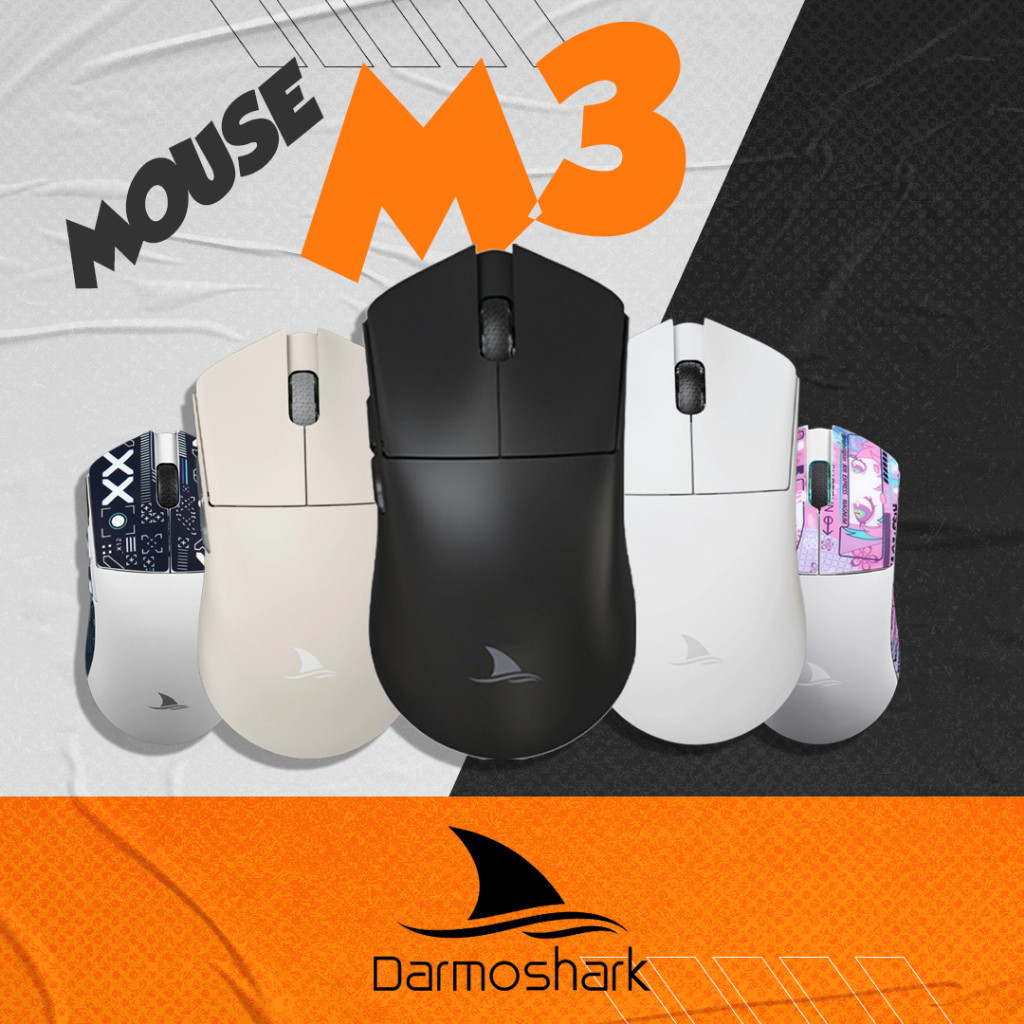 Darmoshark M3 Gaming Mouse 3 Modes M3 Pro Support Wire Wireless ...