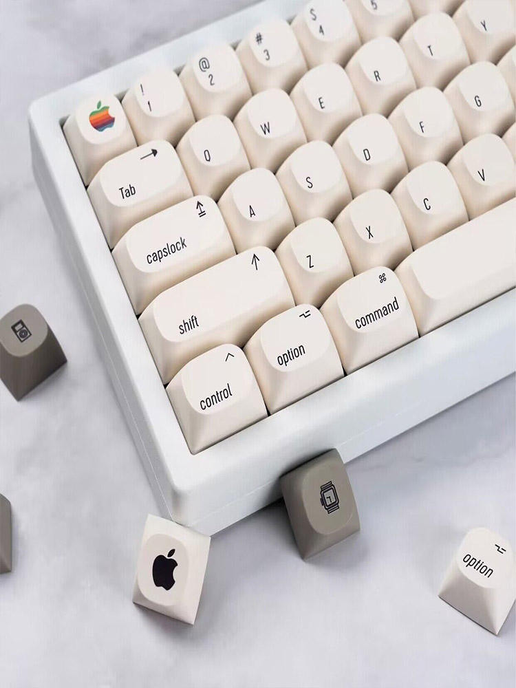 Mac Apple Style Keycap Xda Height Pbt Material Pure White Original ...