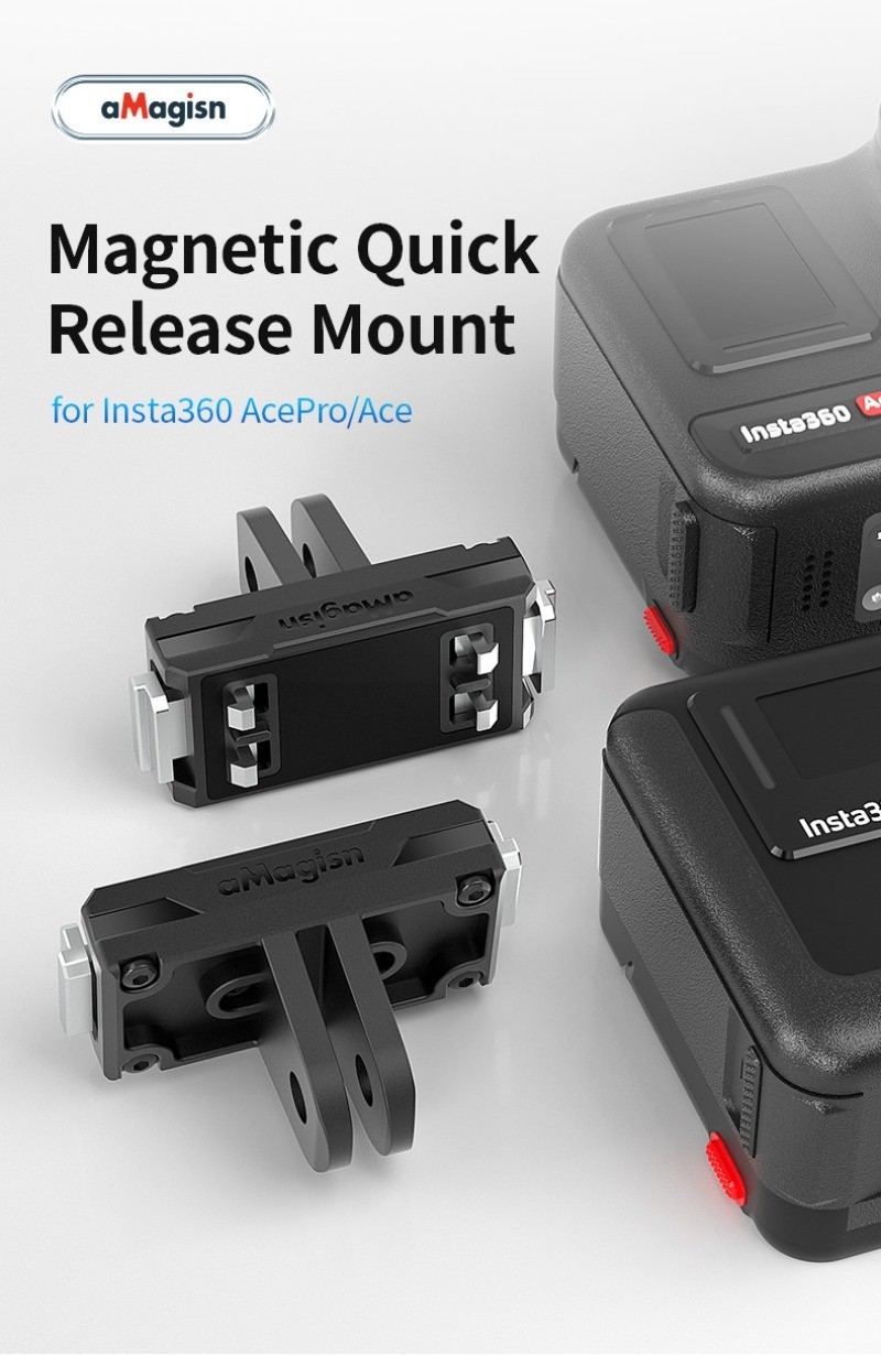 Magnetic Adapter Mount For Insta360 Ace Pro 2 & Ace Pro/Ace Action ...