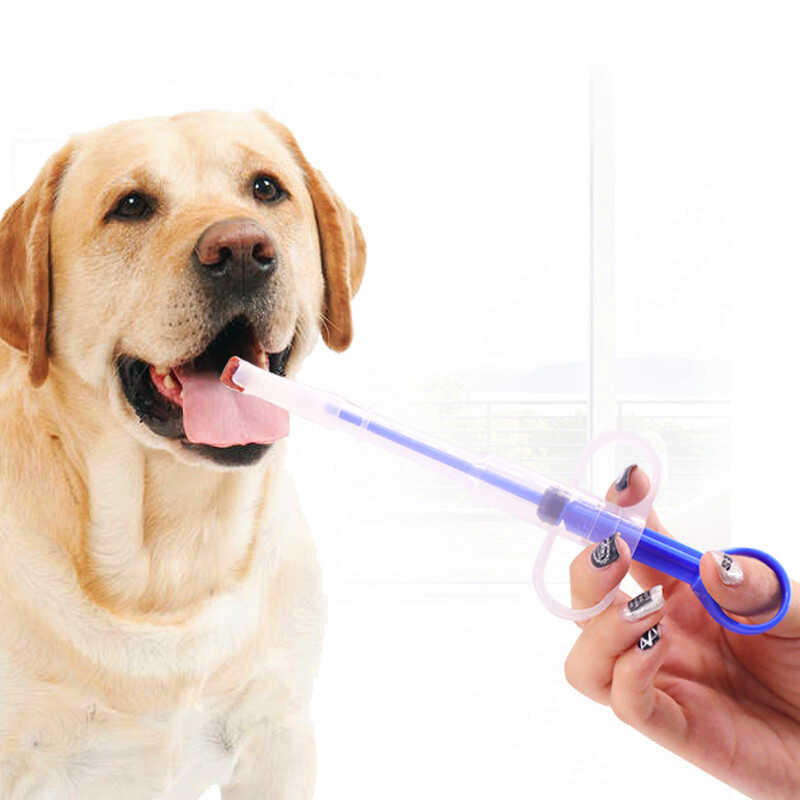 Pet Syringe Tablet Cat Dog Feeder Medicine Pill Gun Piller Push ...