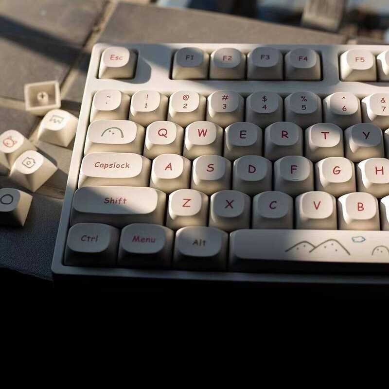 Keycap Doodle 123Keys MA Profile PBT Sublimation For Cherry MX Switch ...
