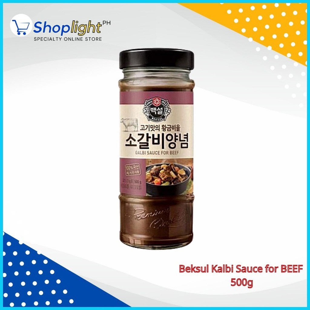 CJ Beksul Korean BBQ Samgyupsal Sauce Beef Bulgogi / Spicy Pork/ Kalbi | Shopee Philippines