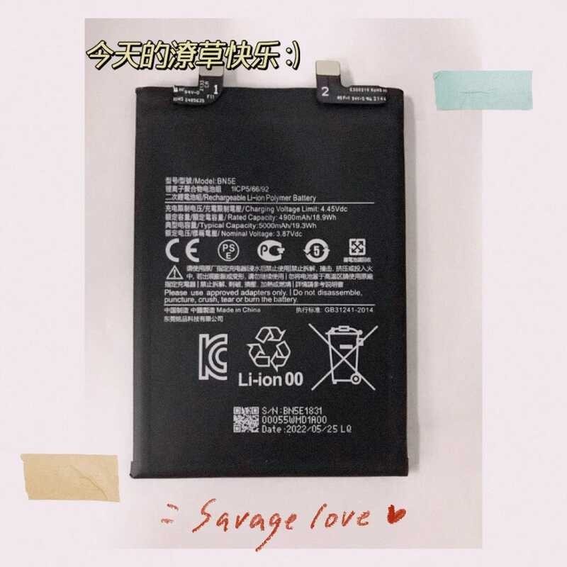 Bagong 5000Mah Para Sa Xiaomi Redmi Note 11 Pro 5G/ POCO X4 PRO 5G Bn5e Mobile Phone Battery ...