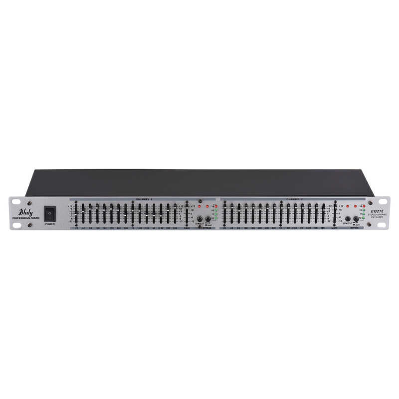 Eq-215 Dual Btuty Channel 15-Band 1U Rack Mount 2-Channel Stereo ...
