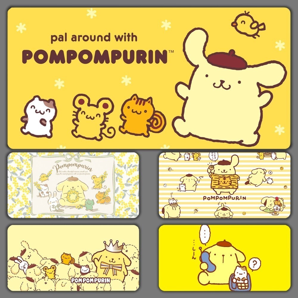 MINISO PomPomPurin Mousepad Large Gaming Compute Gamer PC Keyboard ...