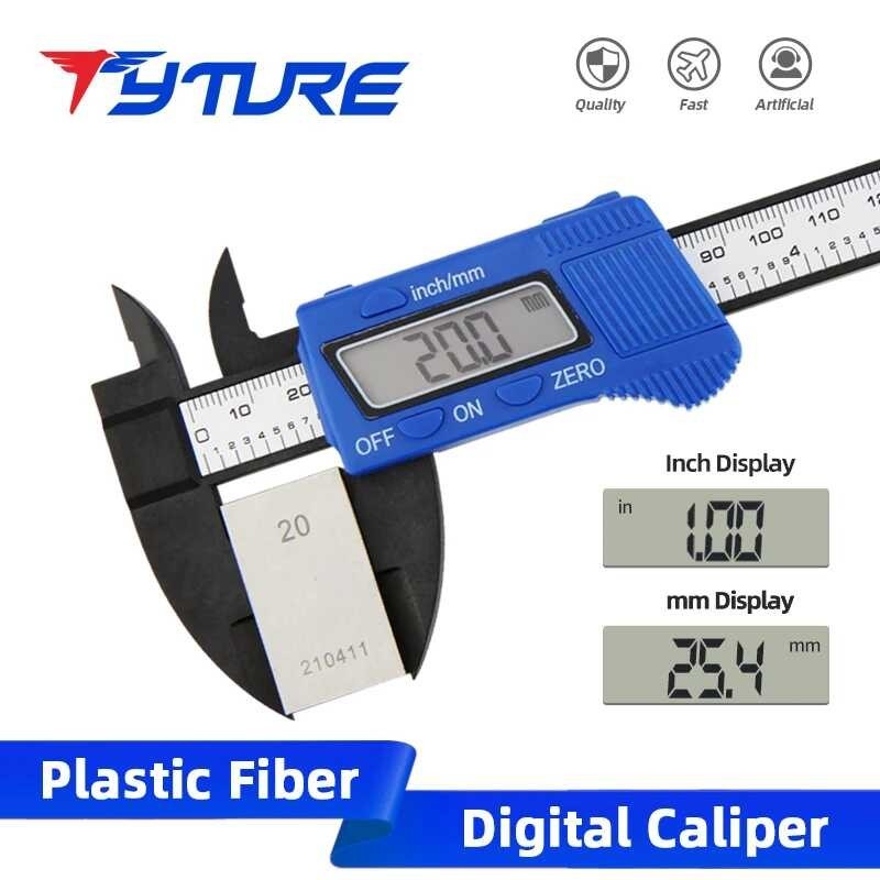 Vernier Plastic Pachometer Ruler Carpentry Caliber Measuring Tool ...