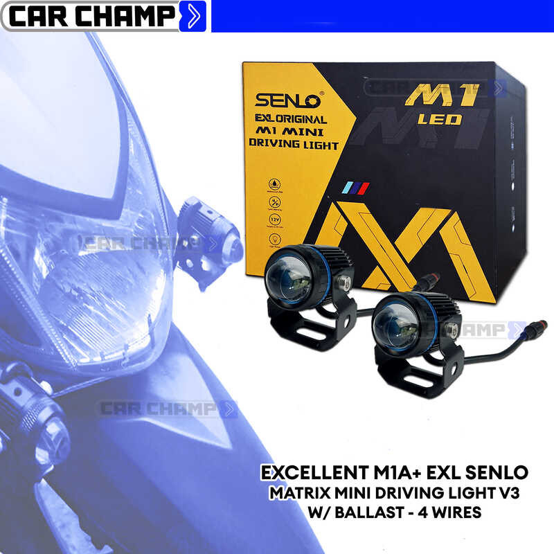 Senlo M1 Series 3000Lm M1-A+ (Plus) Mini Driving Light For Motorcycles ...