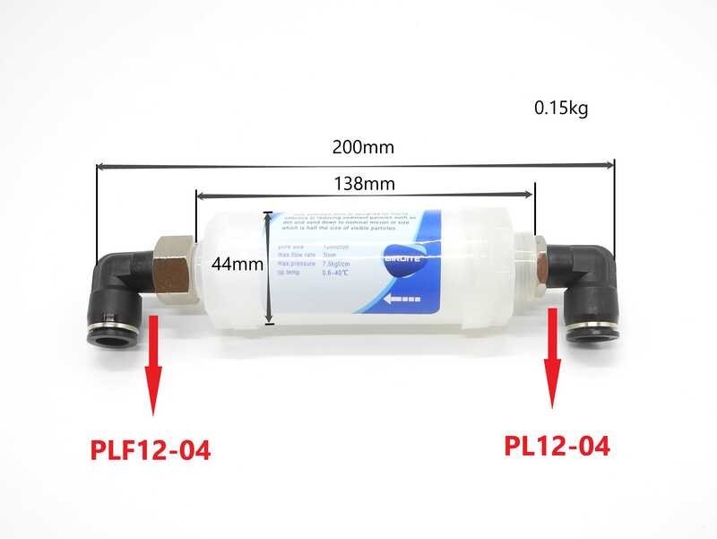Water Filter 10 Microns With Connector For 808 Diode Laser Hine Connector: Pl12-04 At Plf12-04 ≡ ...