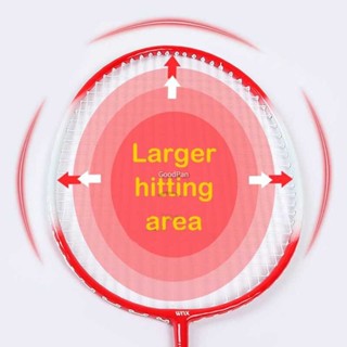 WEINIXUN Badminton Racket Set-Professional Ferroalloy na may 2 Shuttles ...