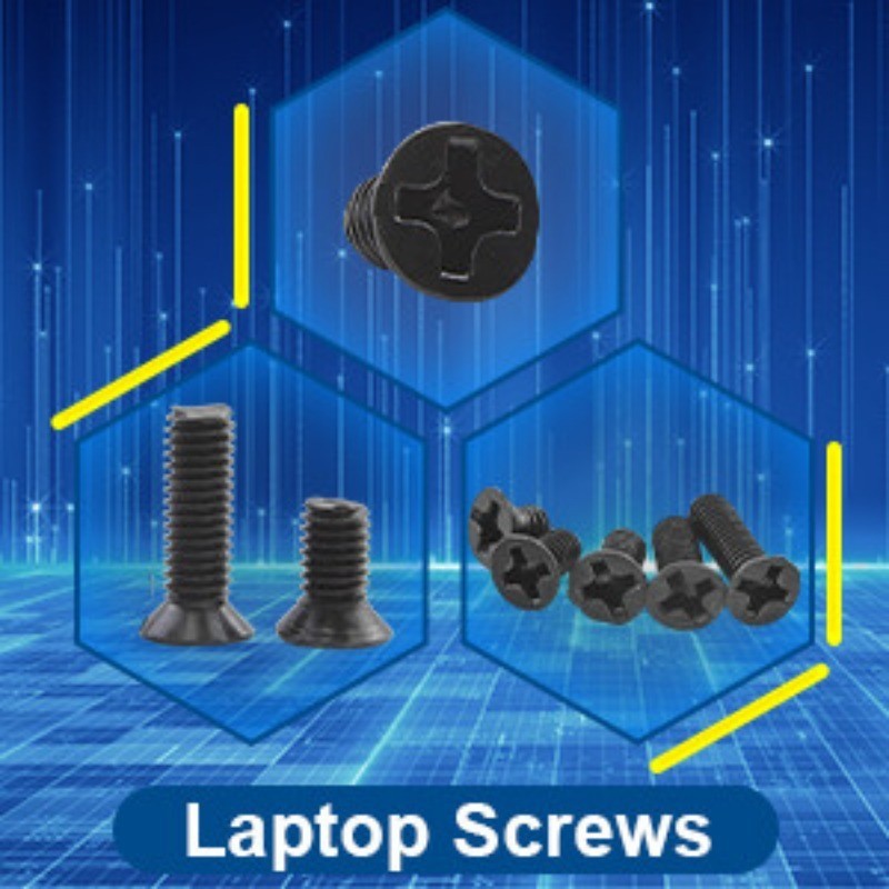 Laptop Screw Set, M2 M2.5 M3 Countersunk Head Flat Head Philips Slot ...
