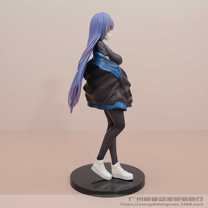 Euna Mask Girl Handmade Black Silk Long Hair Animation Anime Doll Model ...