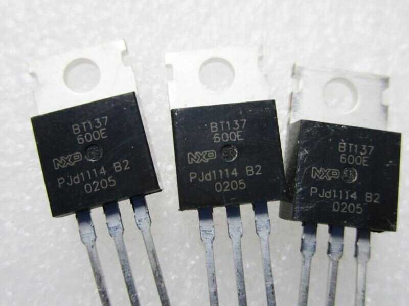 NXP original BT137-600E BT137 bidirectional thyristor 8A/600V TO-220 ...