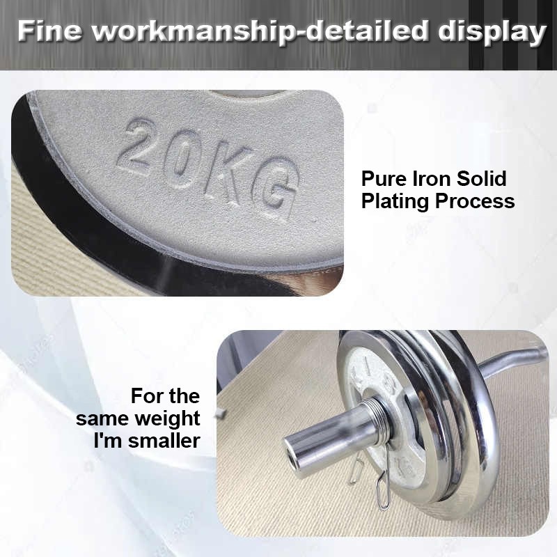 Dumbbell Plates 2/2.5/5/7/10/15KG Barbell Weight Plates Strength ...
