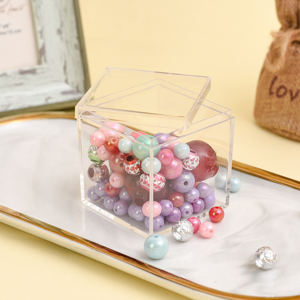 Transparent Plastic Square Acrylic Candy Box - Chocolate Cake Dessert ...