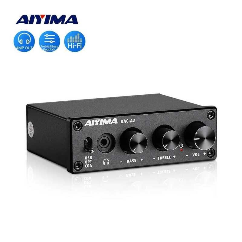 AIYIMA 2 2 9C Audio 9E A2 Mini Stereo USB Gaming DAC Decoder Headphone Amplifier Converter ...