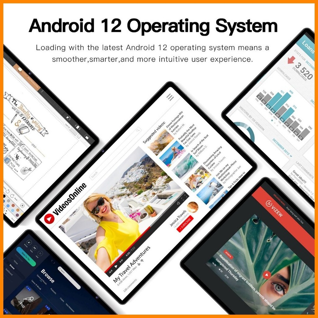 ∵ Samsung Tab SPARK FIRE Android 5G/Wi-Fi Tablet 12+512GB 10.1" Screen ...