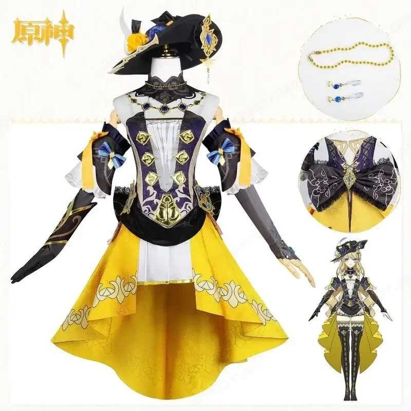 Genshin Impact 〠 Navia Damit Halloween Costume Role Playing Lolita ...