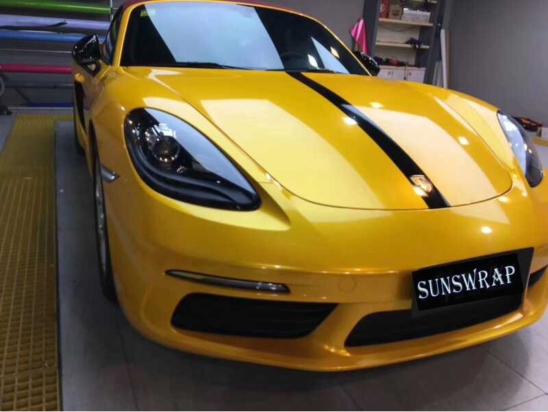 Automotive Vinyl Auto Paint Protection Film Er Gloss Yellow Car Wrap 1 ...