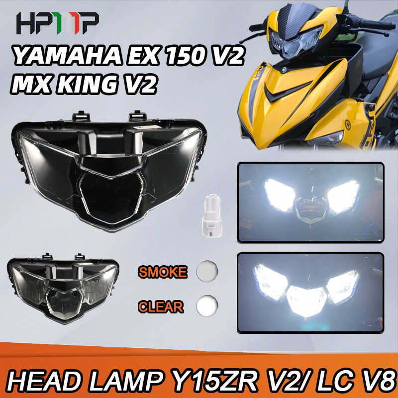 Zhipat YAMAHA Sniper 150 V2 LC135 V2 Y15ZR V2 LC 135 V8 LED HEAD LAMP / Malinaw na Headlight ...