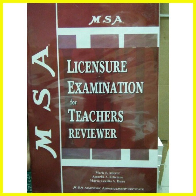MSA LET REVIEWER (Licensure Examination for Teachers Reviewer) | Shopee ...