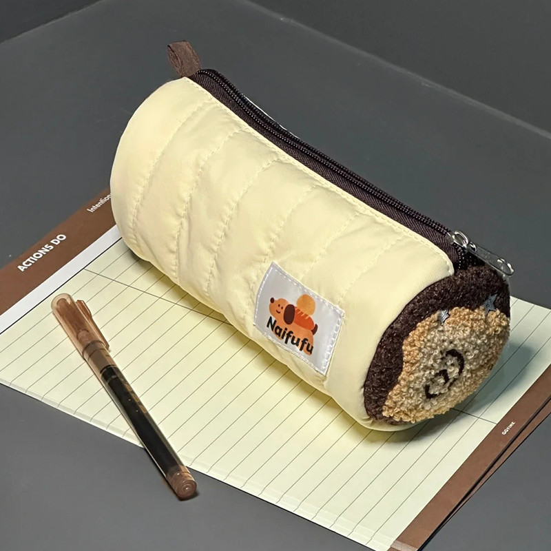 Creative Bread Pencil Pouch Cute Puppy Stationery Case Student Gift ...