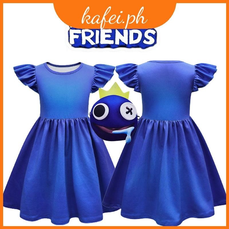 Roblox Rainbow Girls Friends Outfit Kidd Role Play Cosplay Halloween ...