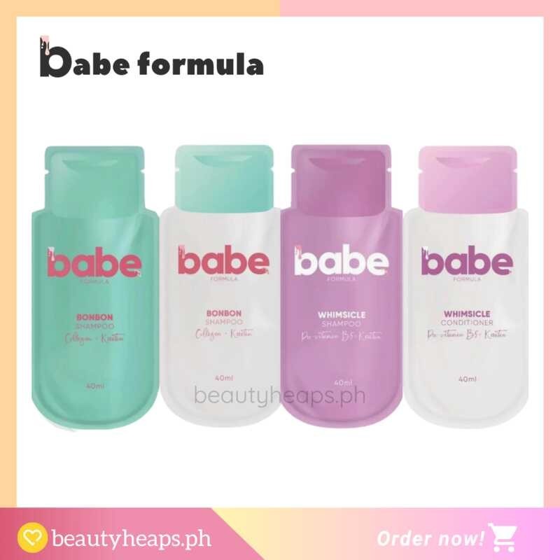 Formula Shampoo Conditioner sa Sachet [UNK] Babe Packets Trial Pack ...