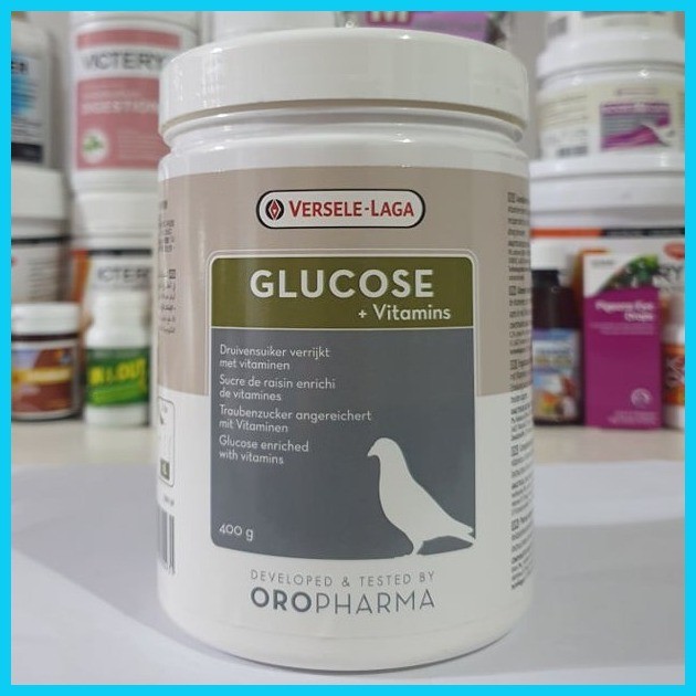Glucose + Vitamins Versele-Laga 100 / 400 grams Tub for Pigeons, Racing ...
