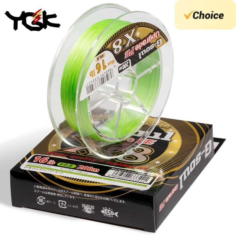 YGK G-Soul X8 Upgrade Braid Fishing Line Super Strong 8 Strands Multifilament PE Line 150M 200M ...