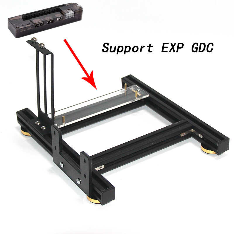 Upgrade Gpu+Psu Holder DIY External Graphics Card Rack With Power ...
