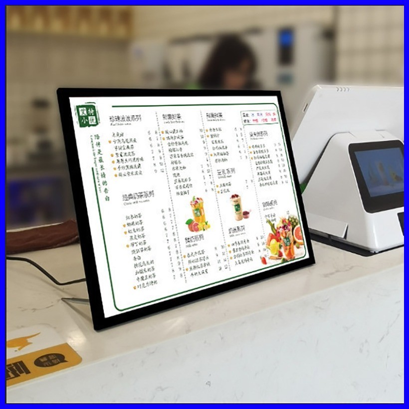 ♂ LED Light Menu Display Sign Price List Menu Board Advertising Display ...