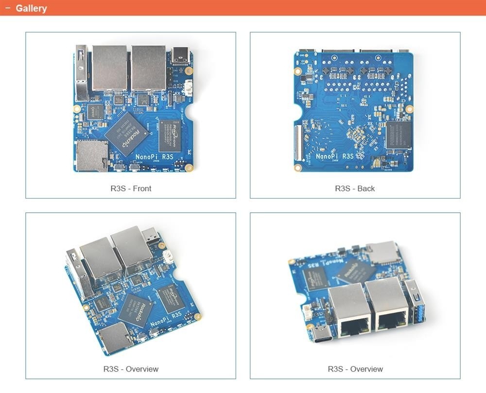 NanoPi R3S mini development board, 32GB eMMC, all metal shell RK3566 ...