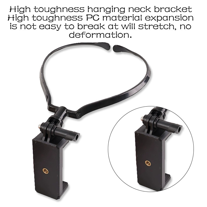 Gopro Hands Free Phone Mount Wearable Neck Holder Lazy Phone Stand ...