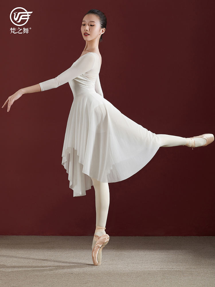 Brahma Dance Chinese Dance Ballet One-Piece Dress Fairy Elegant ...