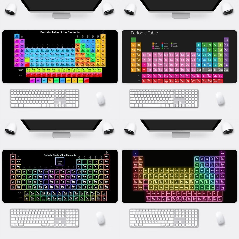 Periodic table of Elements B Mousepad Office Large Small Mouse PC ...