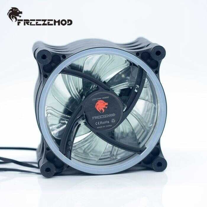 Freezemod Computer Pc Water Cooler Radiator Fan Double Aperture Chassis ...