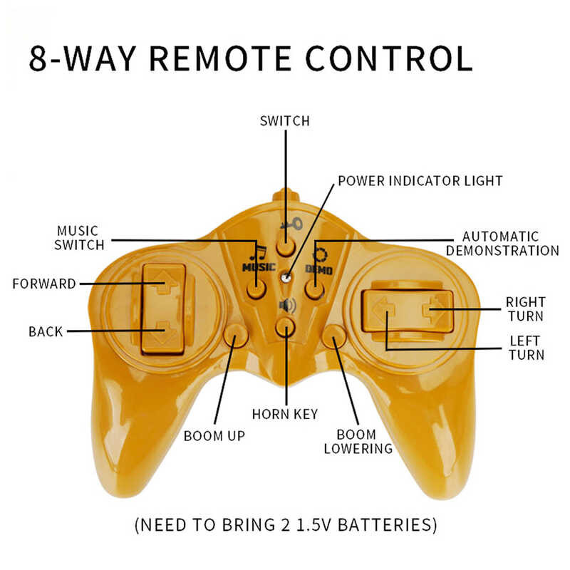 Simulasyon 1/24 Ng Engineering Heavy Crane Truck Vehicle Car Remote ...