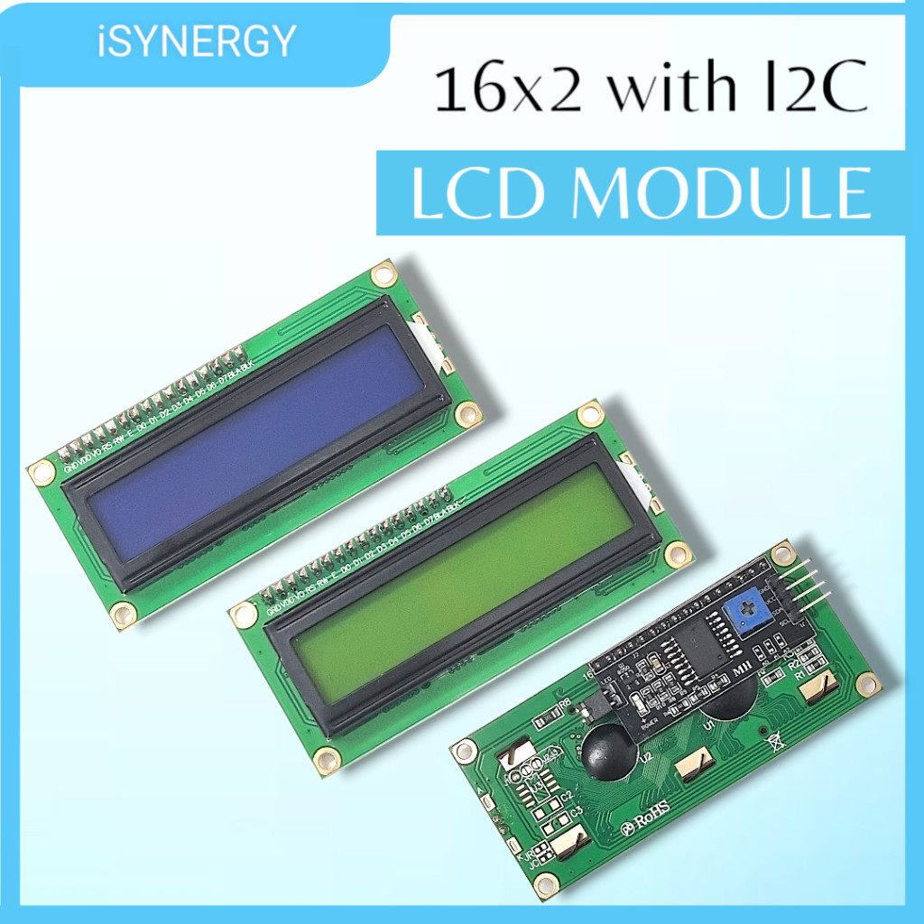 16x2 LCD MODULE DISPLAY 1602 WITH I2C ARDUINO | Shopee Philippines